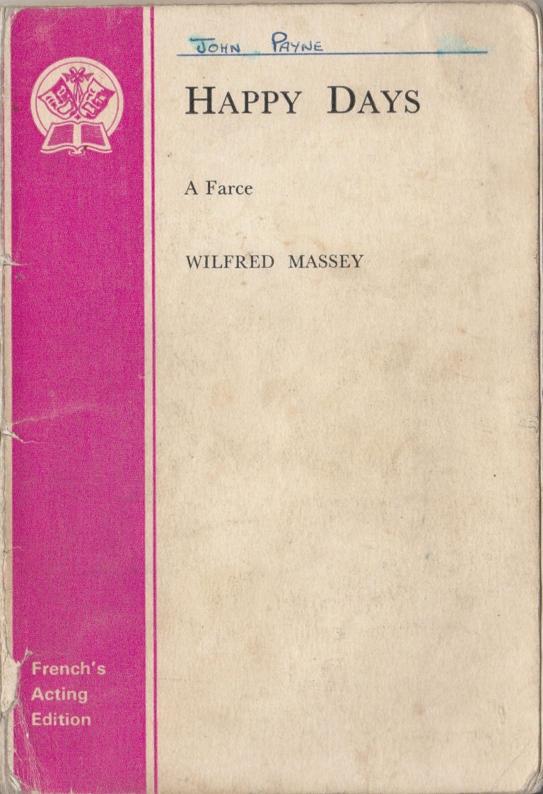‘Happy Days’ by Wilfred Massey | Markhouse Drama Club